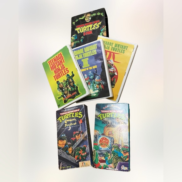 Media | Teenage Mutant Ninja Turtles 3pak Dvd And Vtg 1981990s Vhs ...